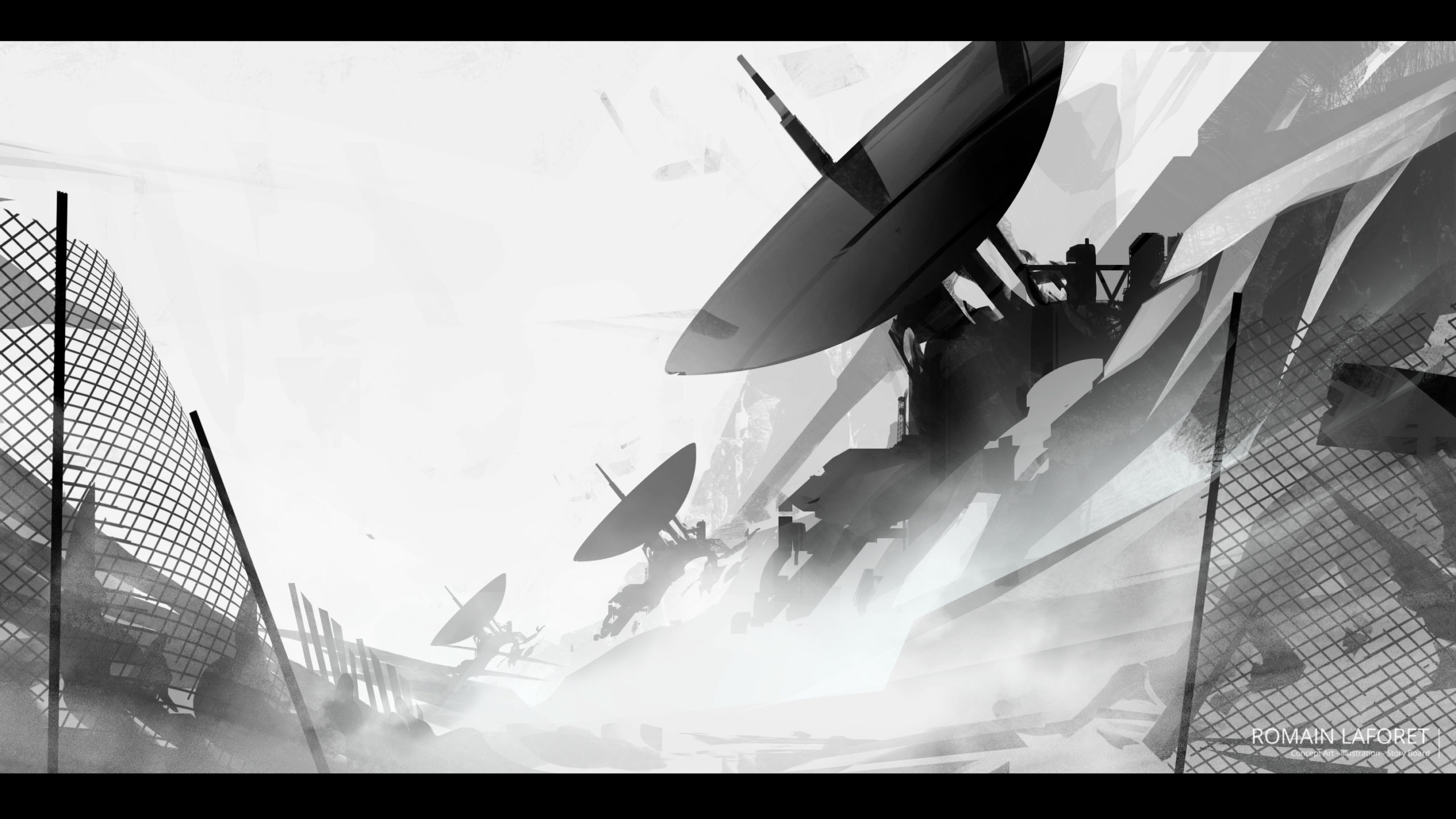 Hidden Facility - Romain Laforet | concept art - illustration - storyboard